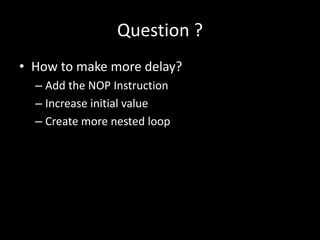 Microprocessor: Delay technique | PPT