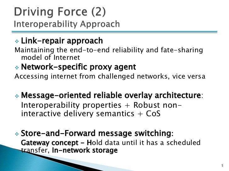 Delay Tolerant Network - Presentation