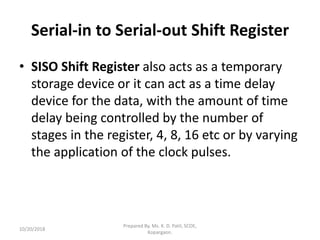 DELD Unit IV operation modes of shift register | PDF | Computing ...