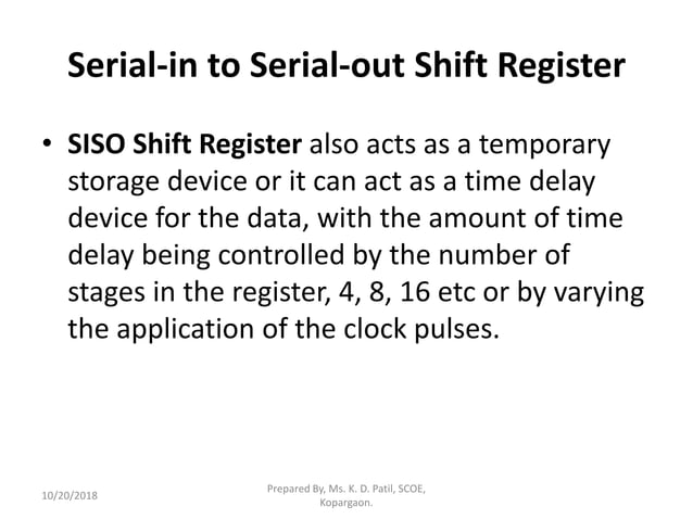 DELD Unit IV operation modes of shift register | PDF | Computing ...