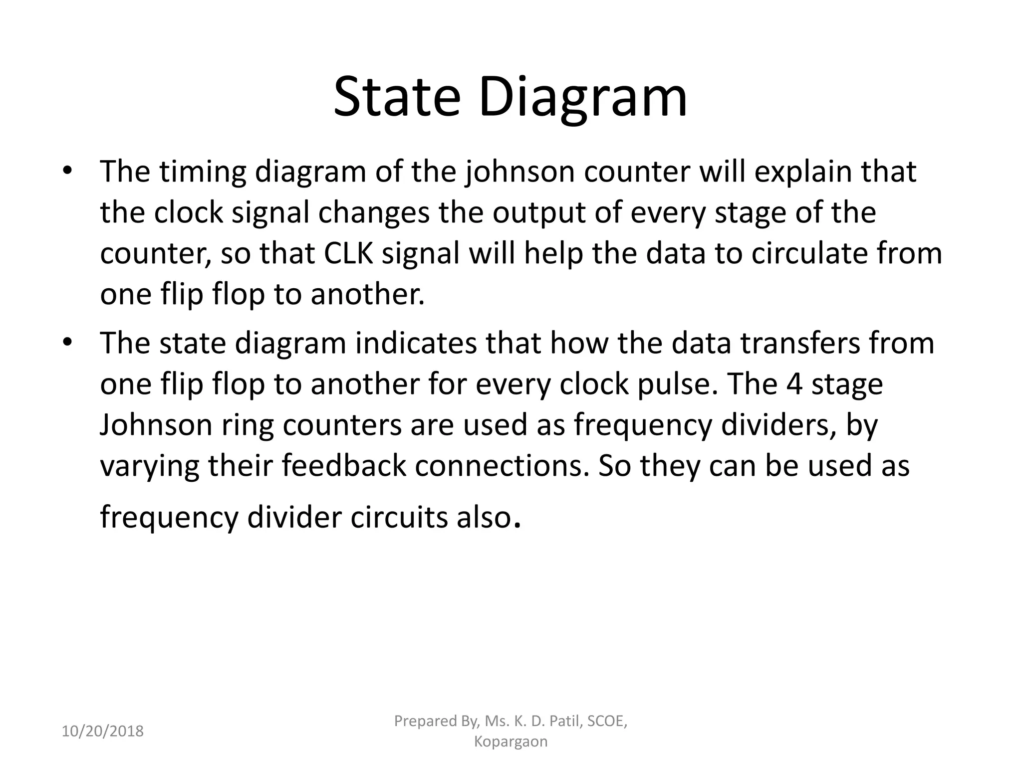 DELD Unit IV ring and twisted ring counter | PDF | Technology & Computing