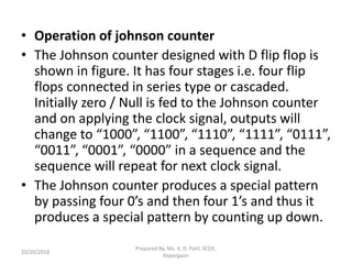 DELD Unit IV ring and twisted ring counter | PPT