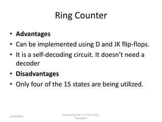 Deld Unit Iv Ring And Twisted Ring Counter Ppt