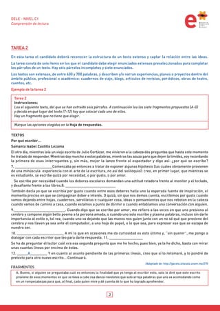 DELE C1. Examen | PDF