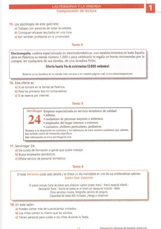 DELE A2 Examen 1 | PDF