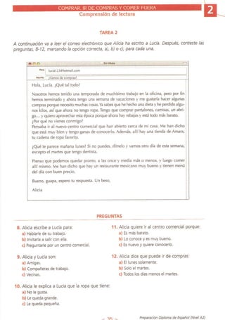 DELE A2 Examen 2 | PDF