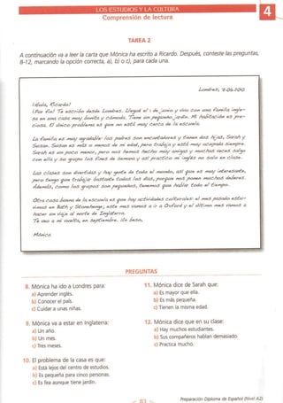 DELE A2 Examen 4 | PDF