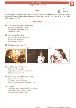 DELE A2 Examen 5 | PDF