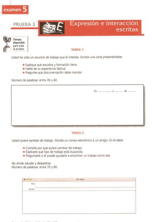 DELE A2 Examen 5 | PDF
