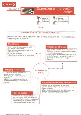 DELE A2 Examen 5 | PDF