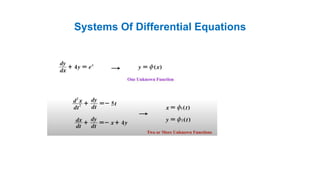 Differential equation topics explanied very good | PPTX