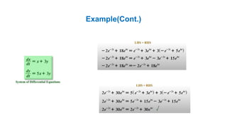 Differential equation topics explanied very good | PPT