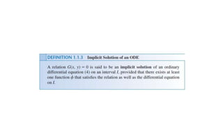 Differential equation topics explanied very good | PPTX