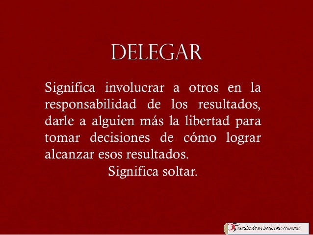 Delegar