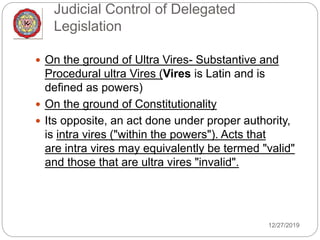 Delegated Legislation | PPTX