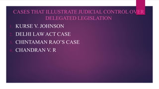 Delegated legislation in india | PPTX