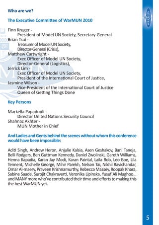 WarMUN Delegate Handbook 2010 | PDF