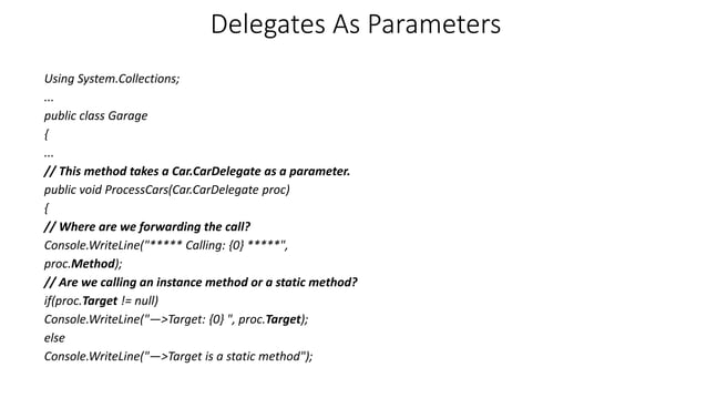 The C Programming Laguage Delegates Notes Delegatespptx Programming Languages Computing