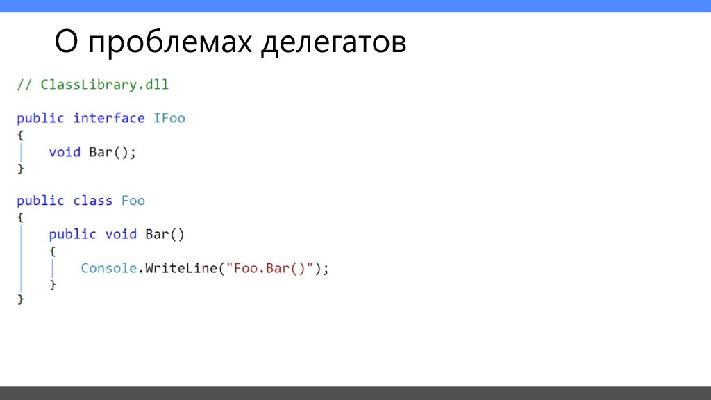Delegates and events in C#