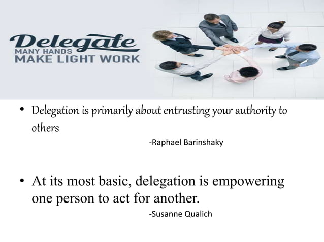 DELEGATION IN NURSING | PPTX