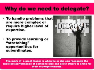 DELEGATION IN NURSING | PPTX