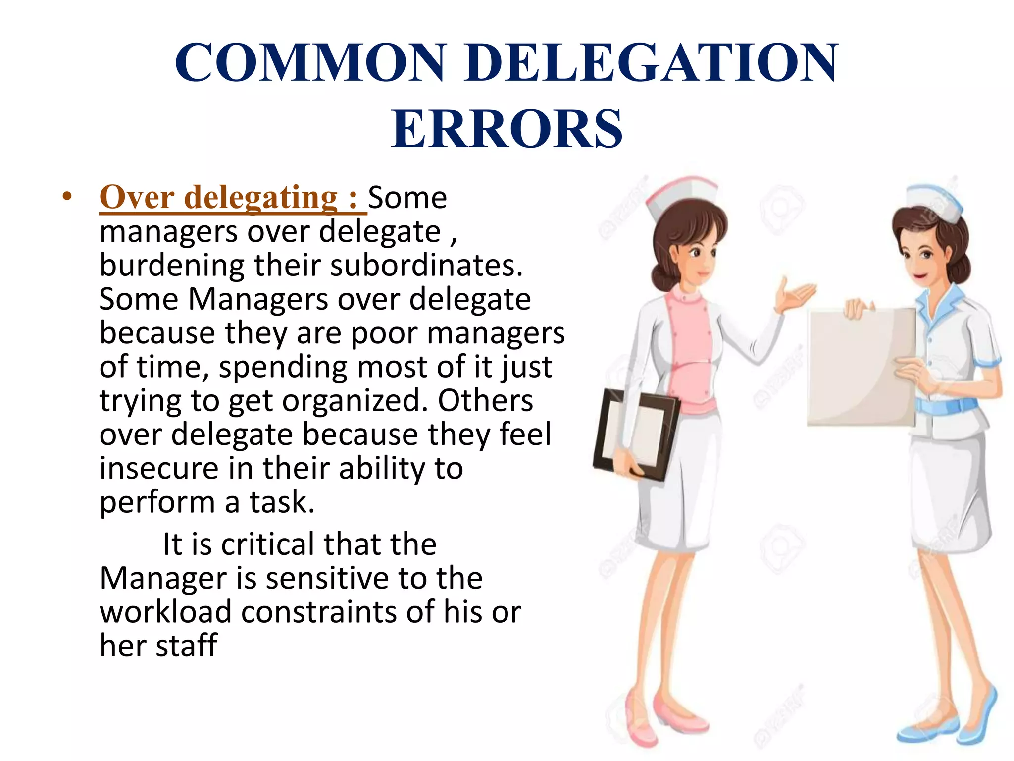 Delegation in Nursing - Mr. Manulal V S | PPTX