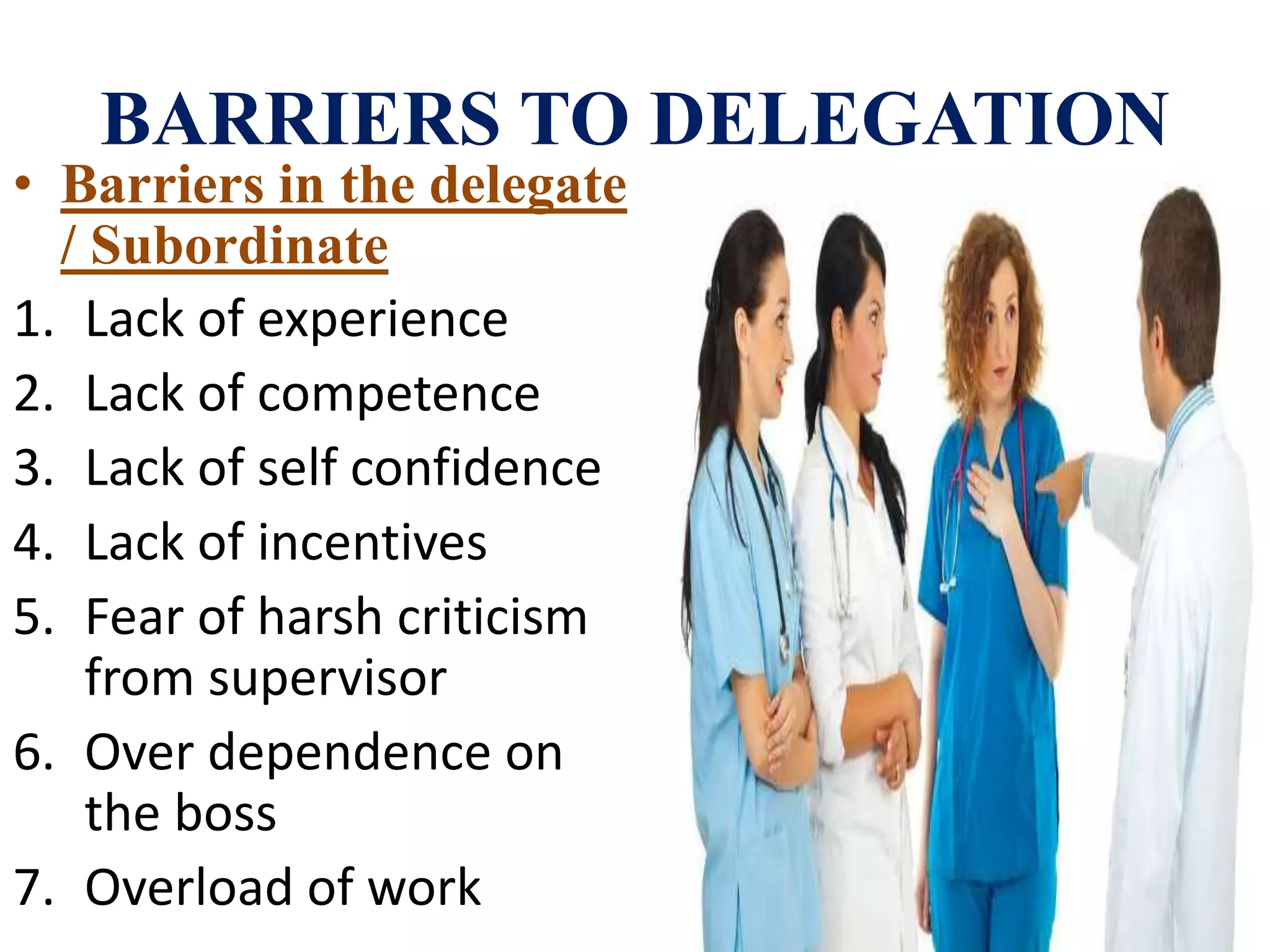 Delegation in Nursing - Mr. Manulal V S | PPTX