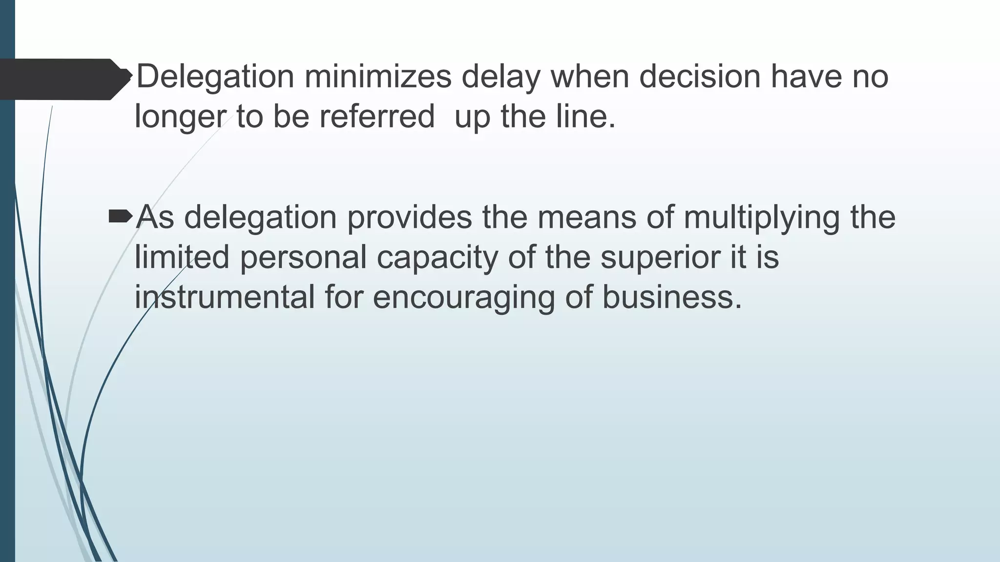 Delegation | PPTX