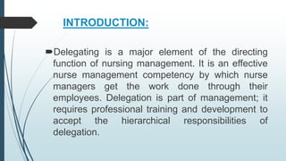 Delegation | PPTX