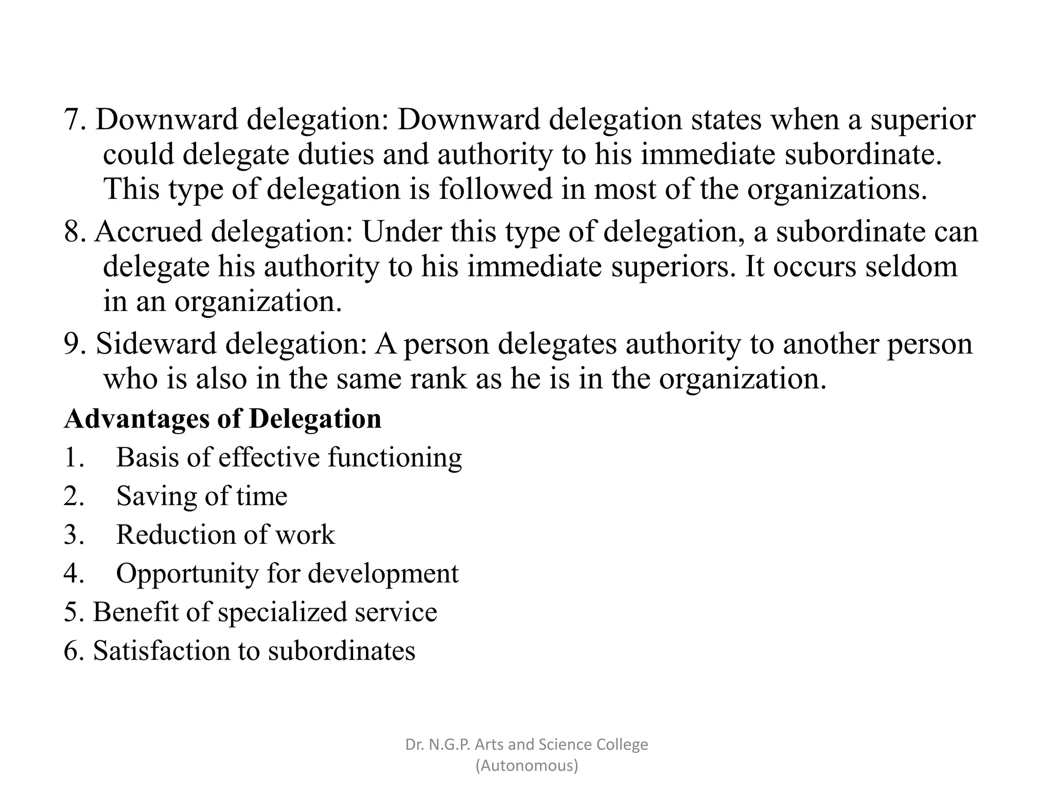 Delegation | PPT