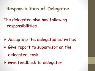 Delegation | PPT