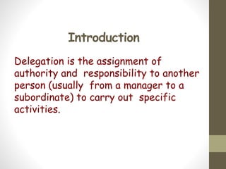 Delegation | PPT