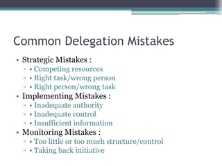 delegation.pptx | Resume Writing and Advice | Job Search