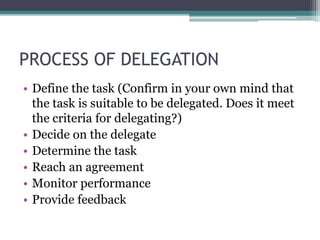 delegation.pptx | Resume Writing and Advice | Job Search