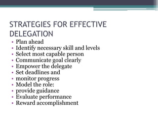 delegation.pptx | Resume Writing and Advice | Job Search