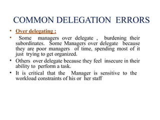 Delegation in Nursing-VI th semester B.Sc Nursing. | PPTX