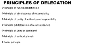 DELEGATION- Prepared by Ali Ibrahim a student of UCC, Ghana | PPTX
