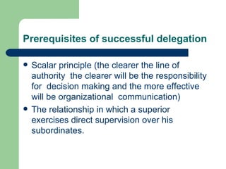 Delegation and decentralisation | PPT