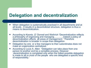 Difference Between Delegation And Decentralization (with, 55% OFF