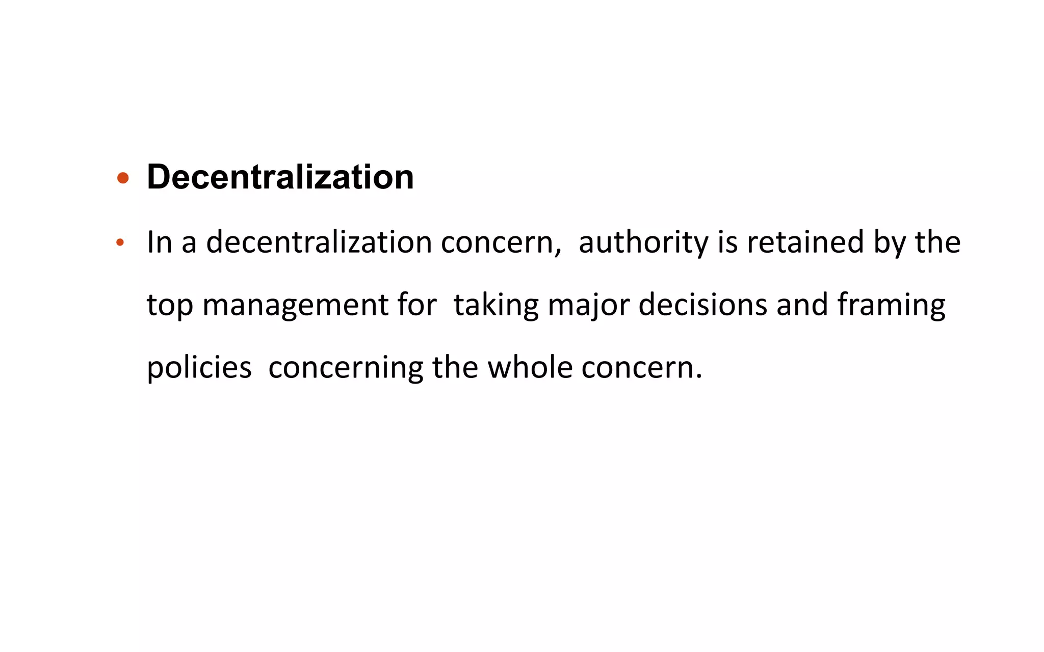 Delegation and decentralization | PPTX