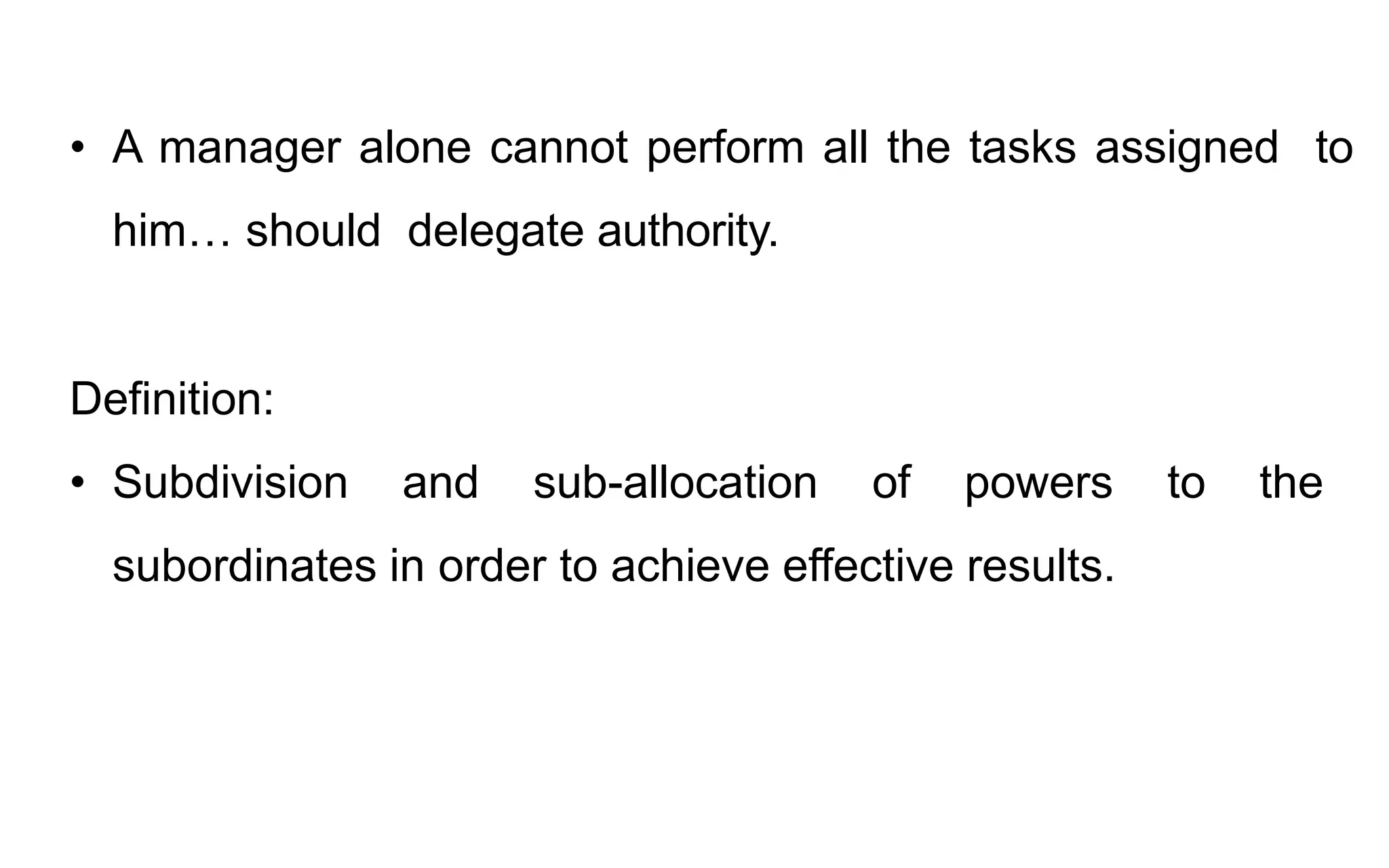Delegation and decentralization | PPTX