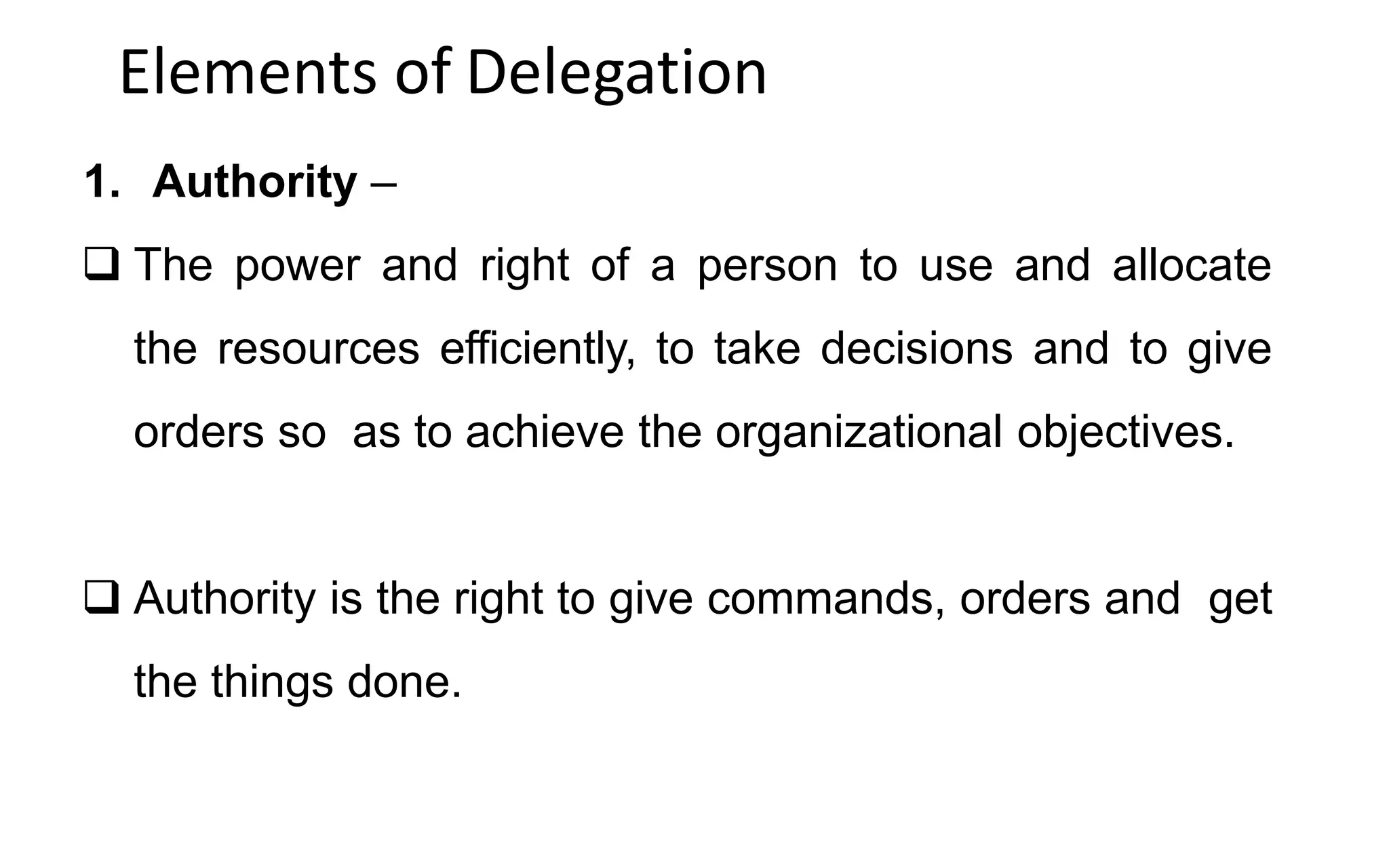 Delegation and decentralization | PPTX