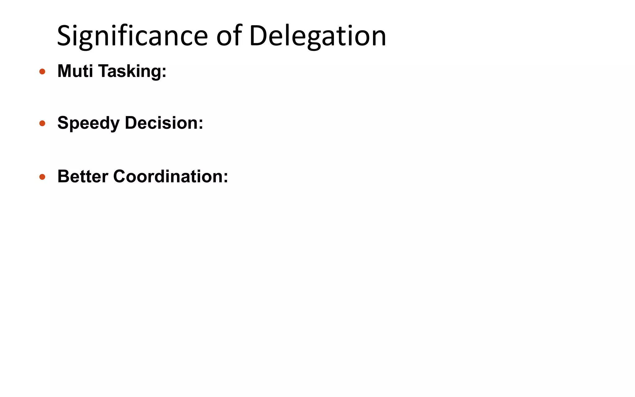 Delegation and decentralization | PPTX