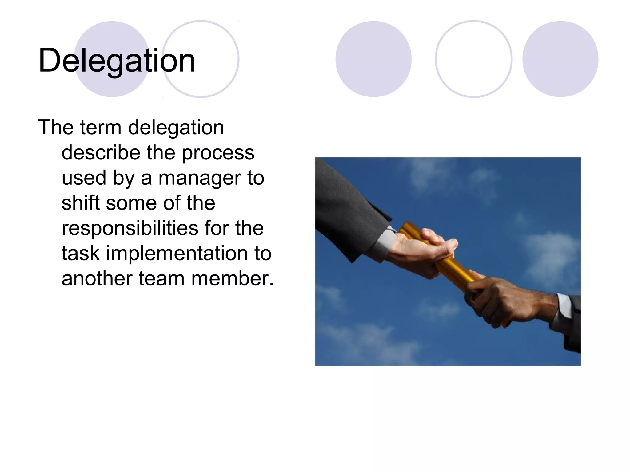 Delegation & empowerment presentation | PPT