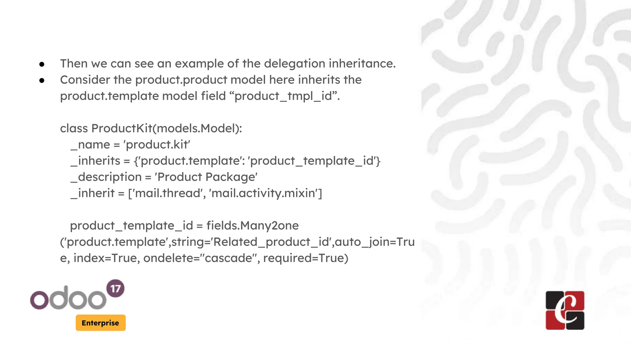 Delegation Inheritance in Odoo 17 and Its Use Cases | PPTX