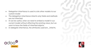 Delegation Inheritance in Odoo 17 and Its Use Cases | PPTX