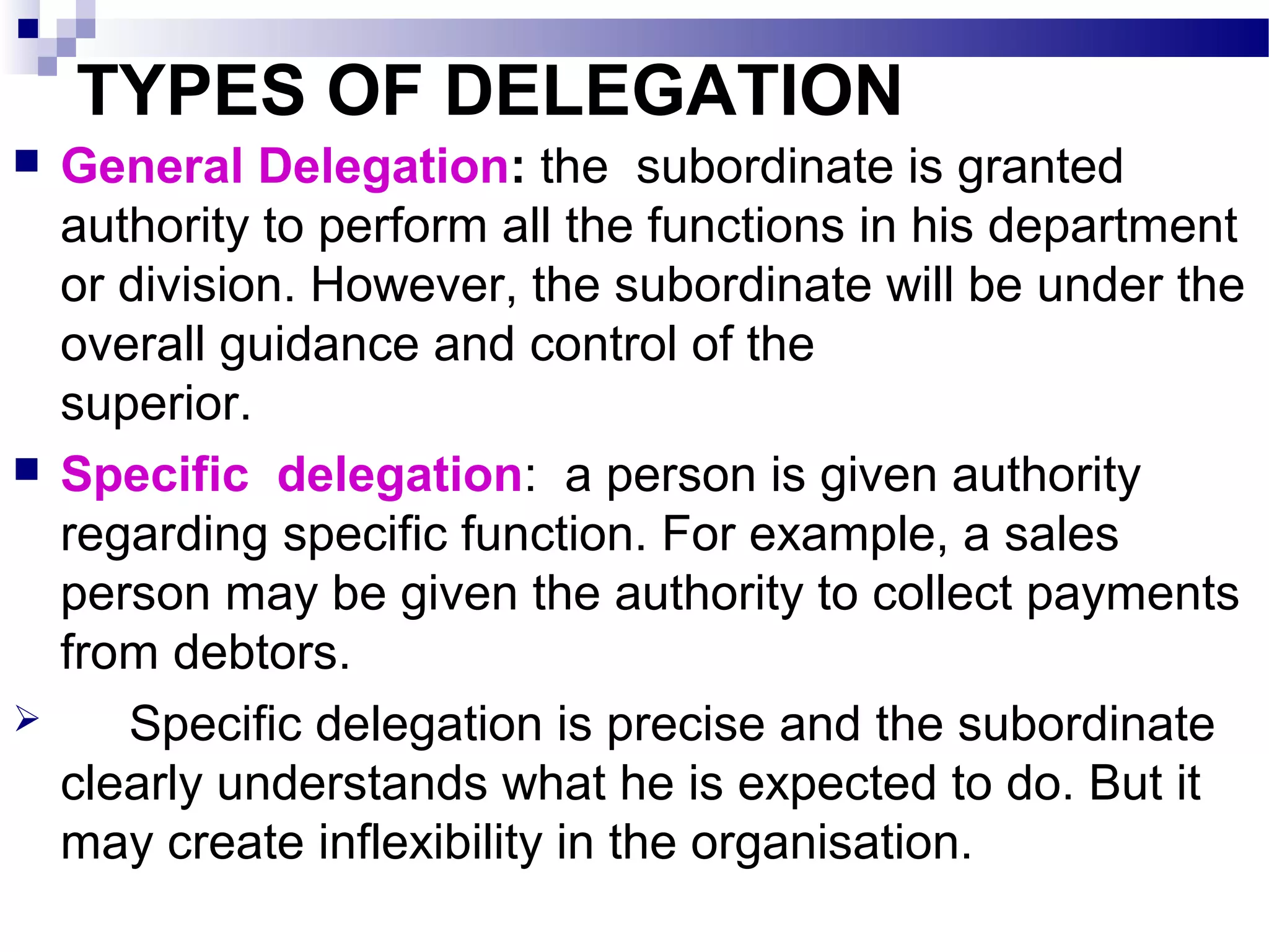 Delegation msc | PPT