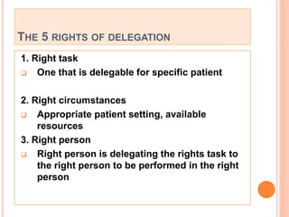 Delegation | PPTX