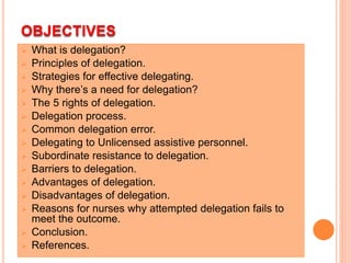 Delegation | PPTX