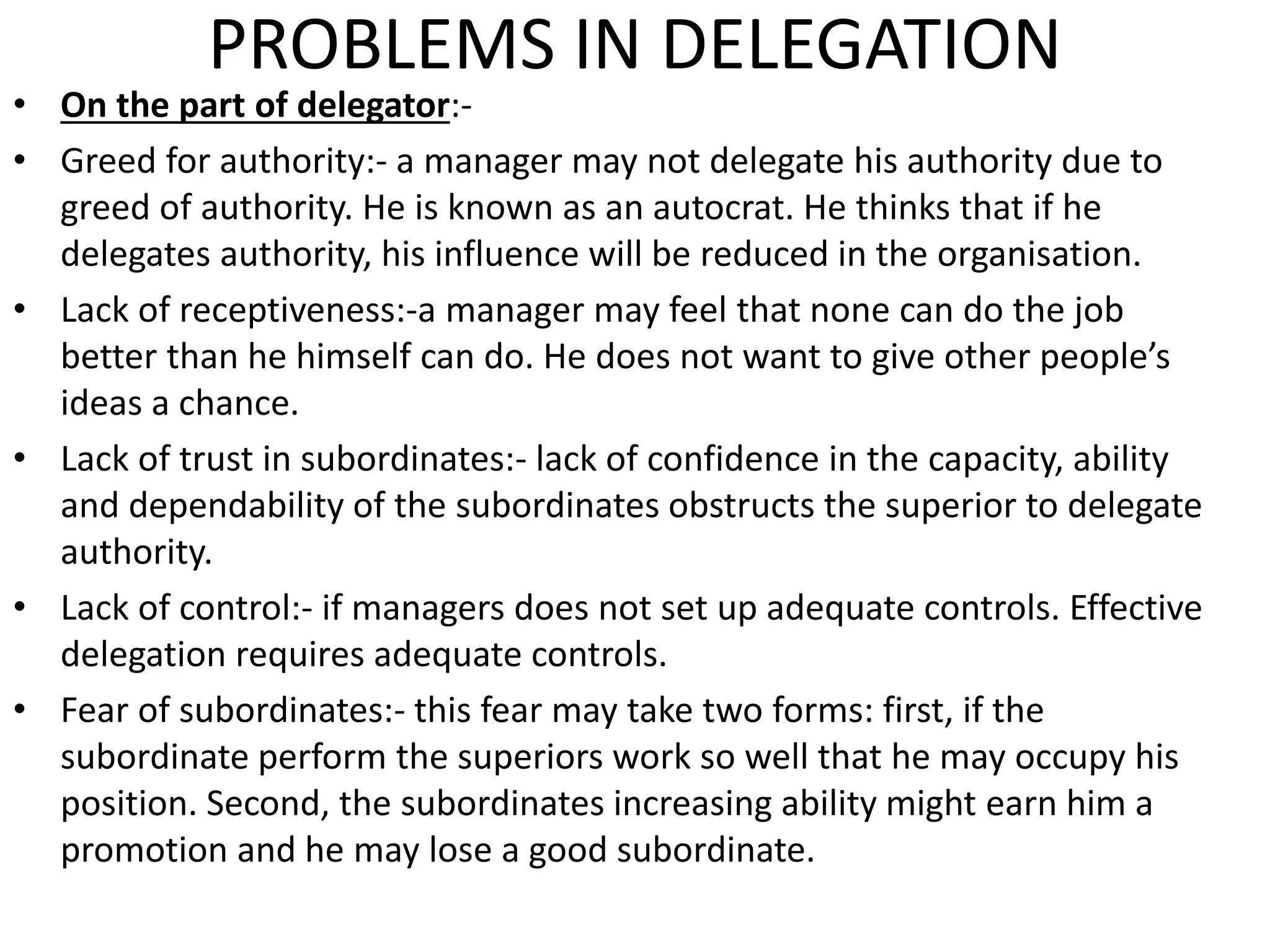 Delegation of authority | PPT